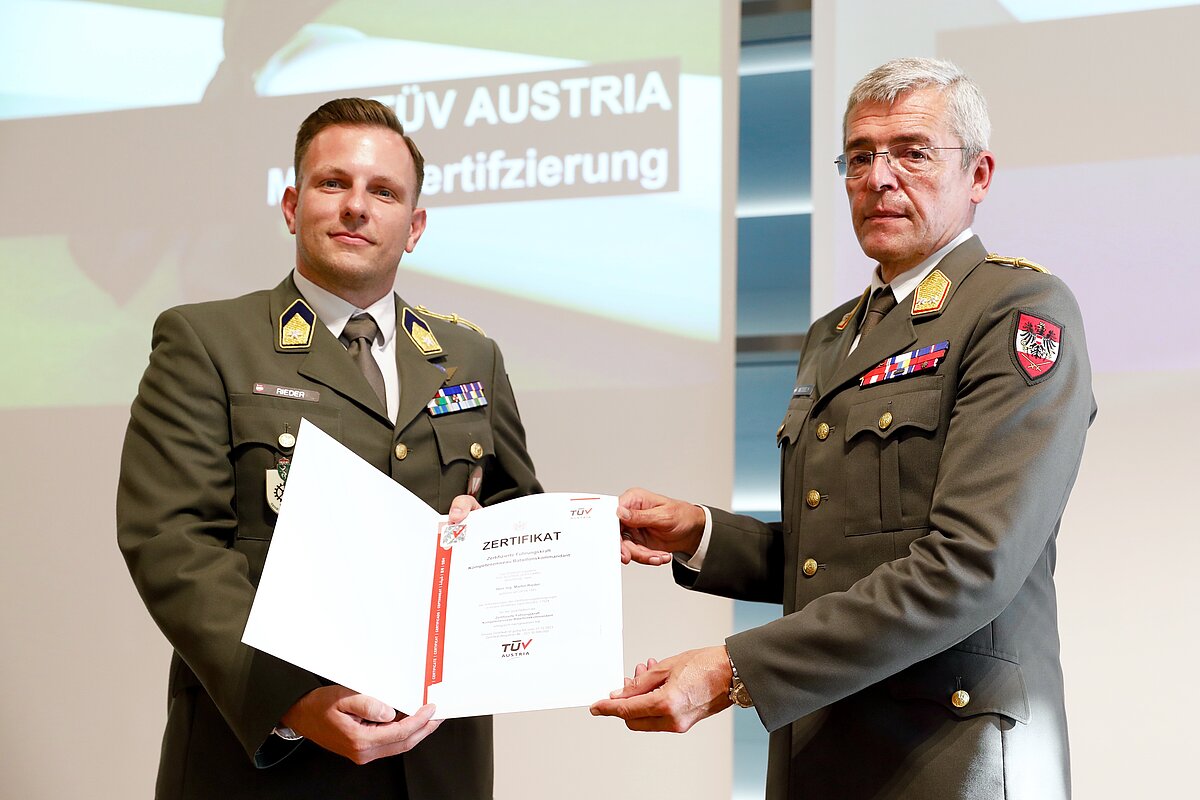 Miliz Zertifizierung: Führungskompetenz im Porträt: Ing. Martin Rieder ...